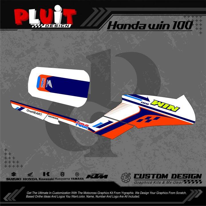Stiker Decal Honda WIN 100 full body | Lazada Indonesia