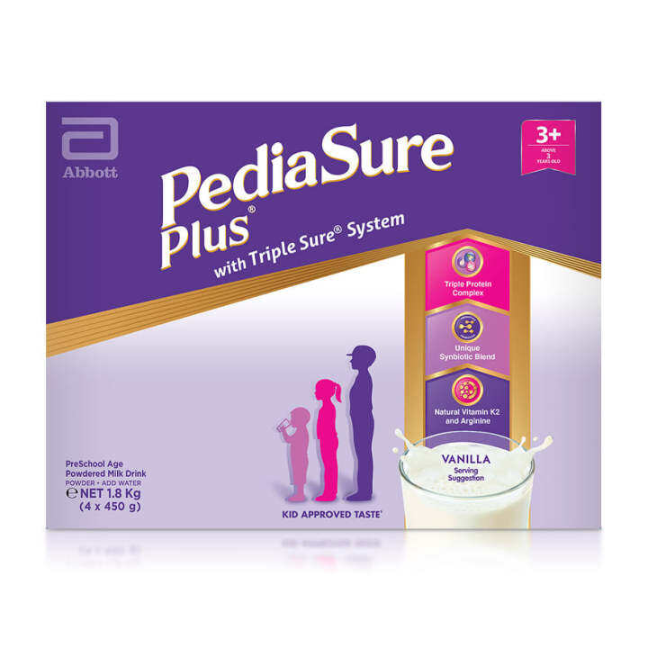 PEDIASURE PLUS VANILLA 1.8KG WITH FREE GIFT APRIL 2024 | Lazada PH