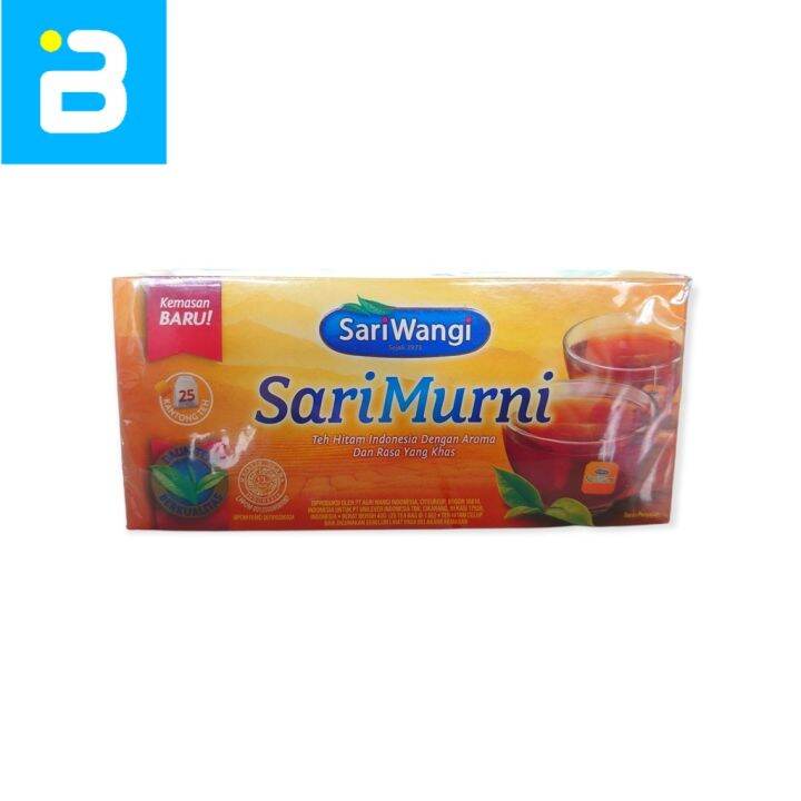 Teh Sari Wangi Sari Murni 25 Kantong x 1,6g | Lazada Indonesia