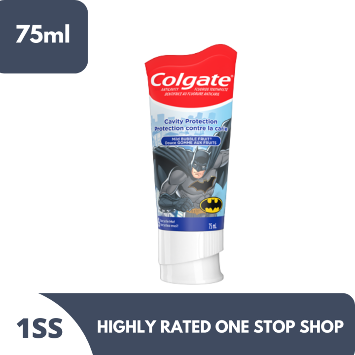 Colgate kids Batman Toothpaste Anticavity and Fluoride 75ml | Lazada PH