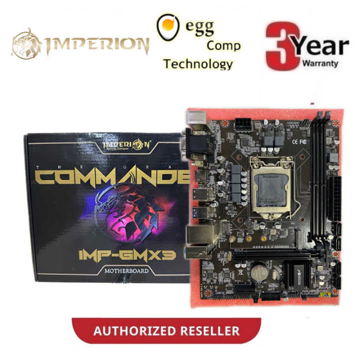 IMPERION H510 G587 MATX Motherboard LGA1200 h510M | Lazada