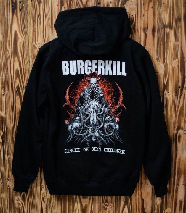 JAKET HOODIE BURGERKILL - JAKET MUSIK BURGERKILL - JAKET HEAVY METAL ...