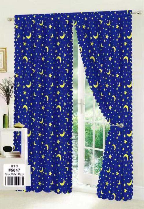 kurtina 1PC 100 * 140cm bagong kurtina ng disenyo jstar Kurtina para sa ...