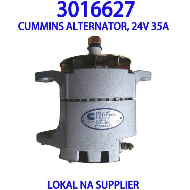 3016627, 24V 35 A Alternator 4060811 4913675 for Cummins NTA855 K19 ...