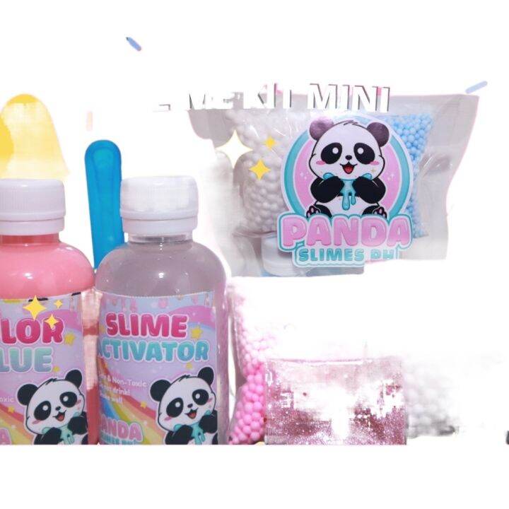 SLIME KIT MINI • SULIT Complete Budget PANDA SLIMES PH Panda Slime ...