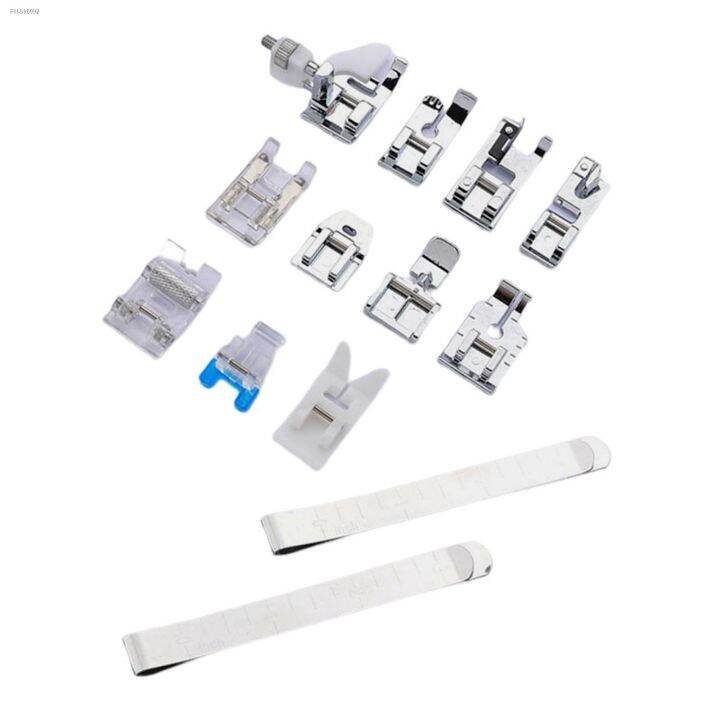 11Pcs Portable Presser Foot Kit Sewing Machine Feet Set Spare Parts Wide Accessories for Most ...
