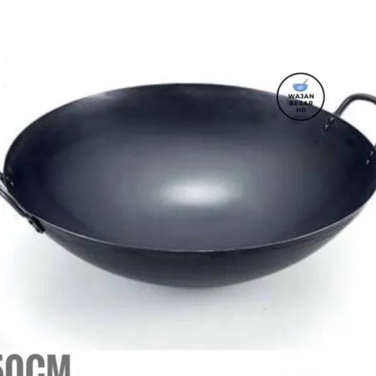 WAJAN BESAR 50 CM BAJA HITAM | Lazada Indonesia