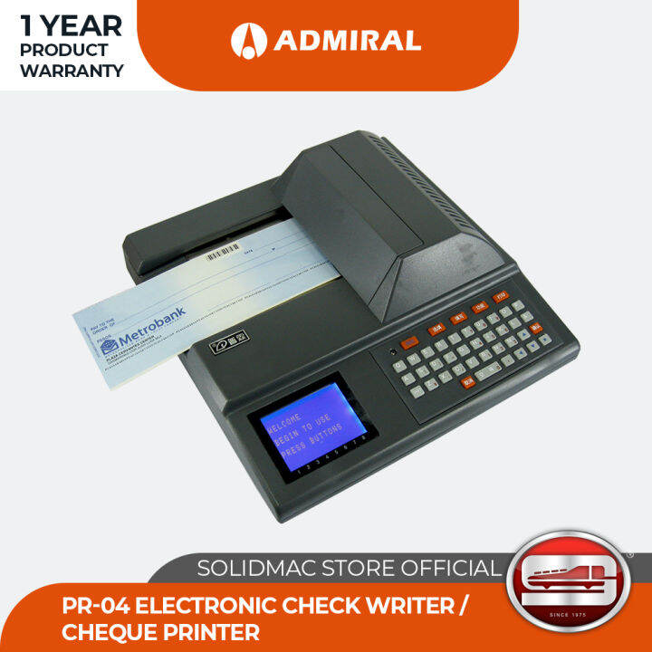 Admiral Pr-04 Electronic Check writer / Cheque Printer | Lazada PH