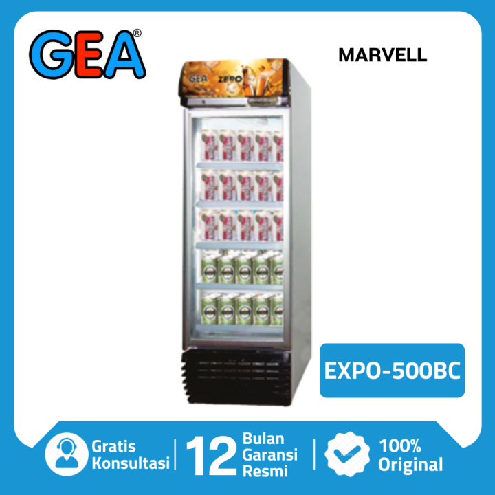 GEA EXPO 500BC SUB ZERO SHOWCASE LEMARI PENDINGIN MINUMAN BEER SODA ...