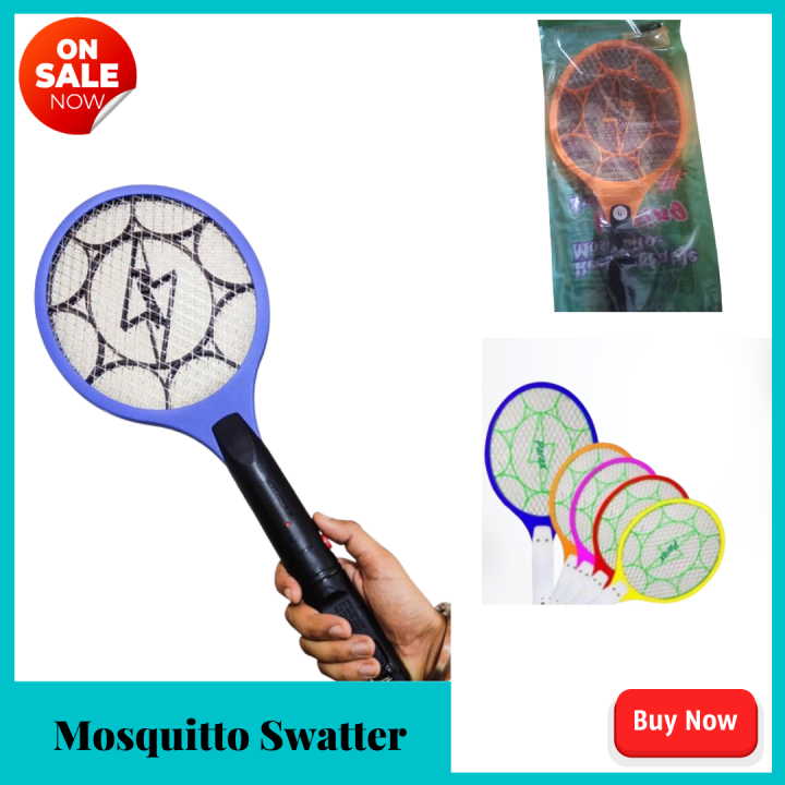 Rechargeable Mosquito Fly Hitting Swatter Insect Racket Killer | Lazada PH