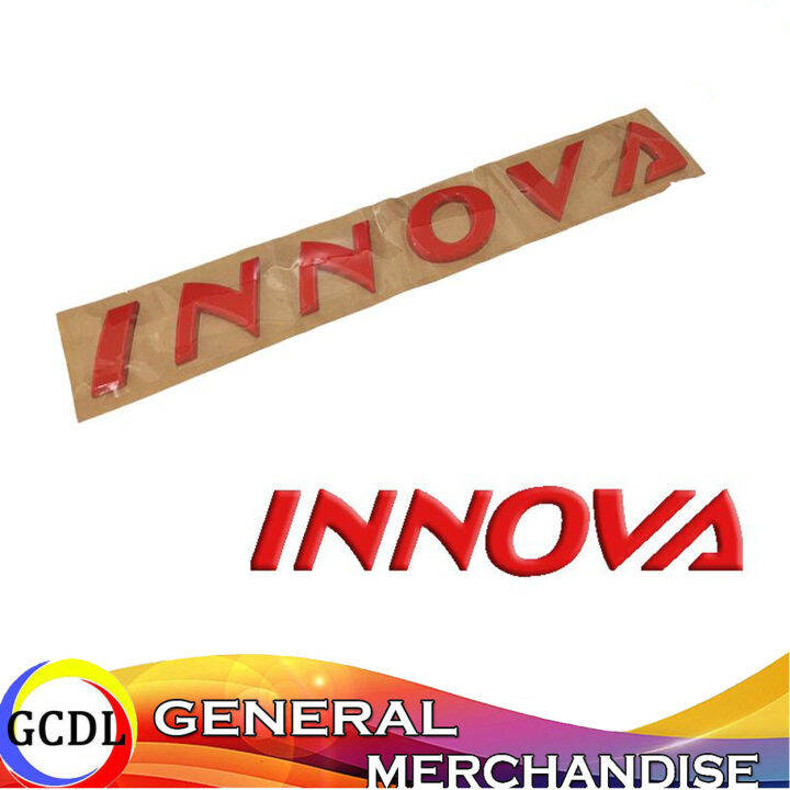 Toyota Innova Hood Emblem (Red) | Lazada PH