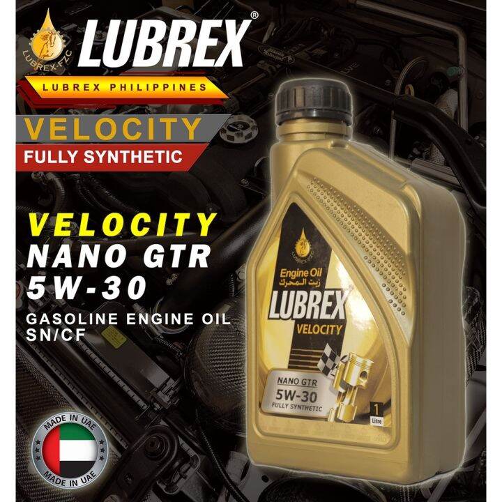 [Hot sales] LUBREX - 5W-30 VELOCITY NANO GTR (1 LITRE) | Lazada PH