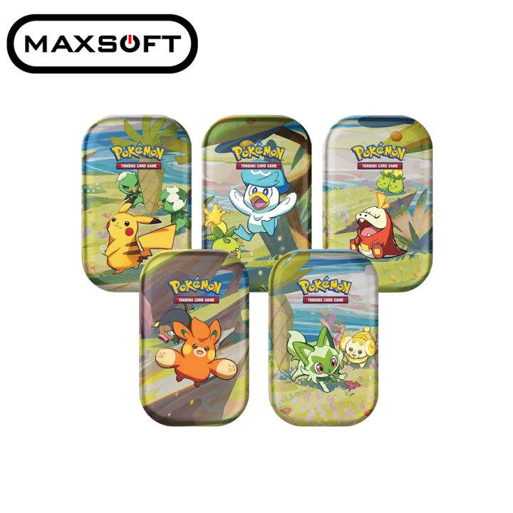 Pokémon TCG: Paldea Friends Mini Tin (SET OF 5) | Lazada PH