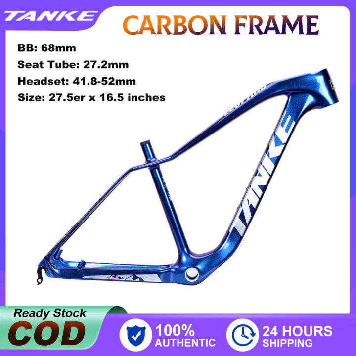 TANKE Ultra Light Mountain Bike Frame T800 Carbon Fiber Frame MTB XC ...