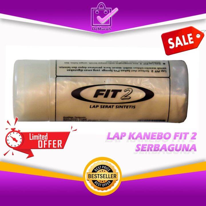 0456 Kanebo Fit 2 Kain Lap Berserat Sintetis - DEMURAH | Lazada Indonesia