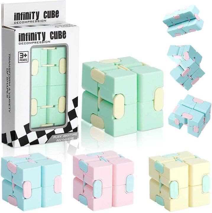 Wonderful Toys New Magic Fidget Cube Infinite Cubes Sensory Stress ...