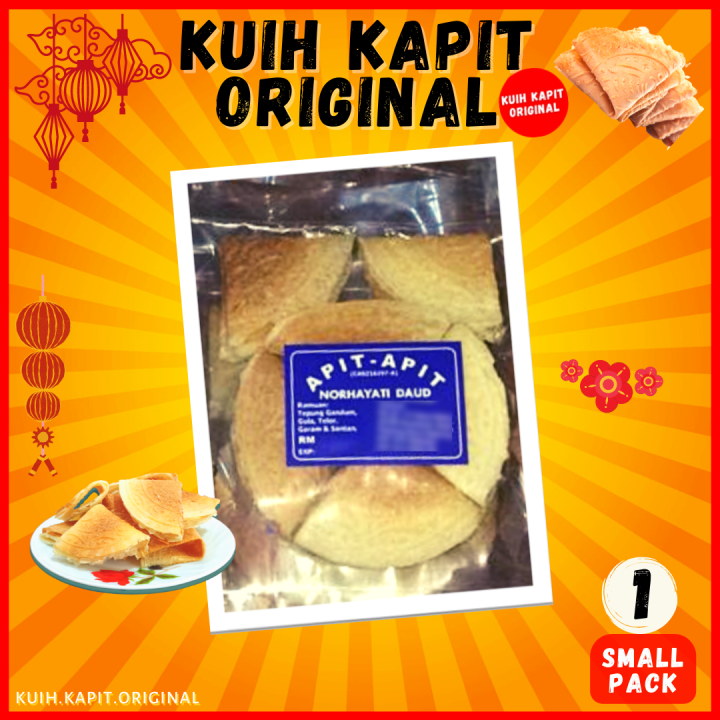 💥[𝗦𝗠𝗔𝗟𝗟 𝗣𝗔𝗖𝗞] Kuih Kapit Original - Kuih Sepit Crunchy Love Letter ...
