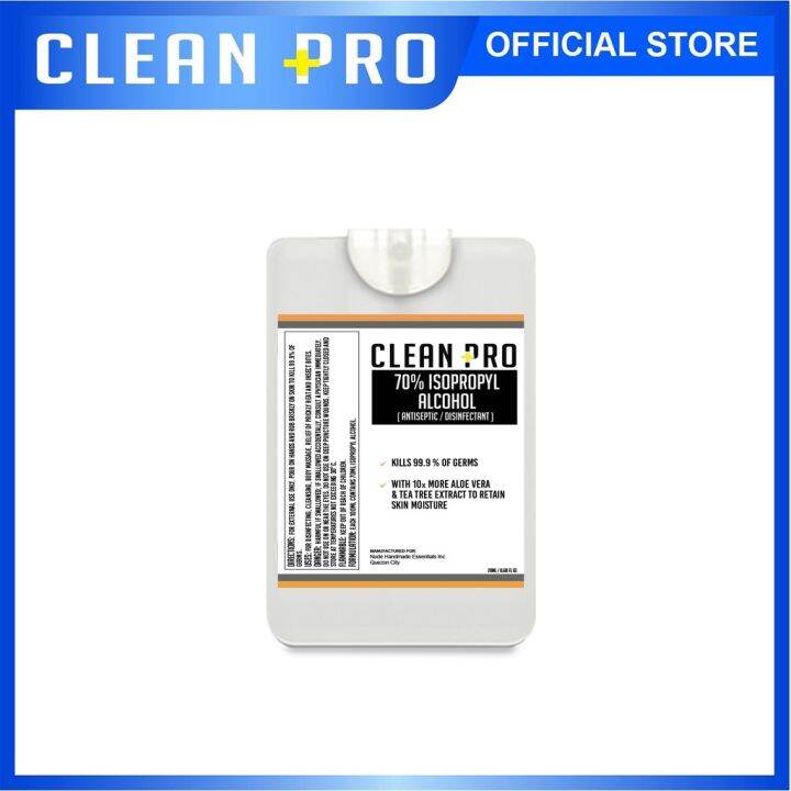 Clean Pro 70% Isopropyl Alcohol 20Ml | Lazada PH