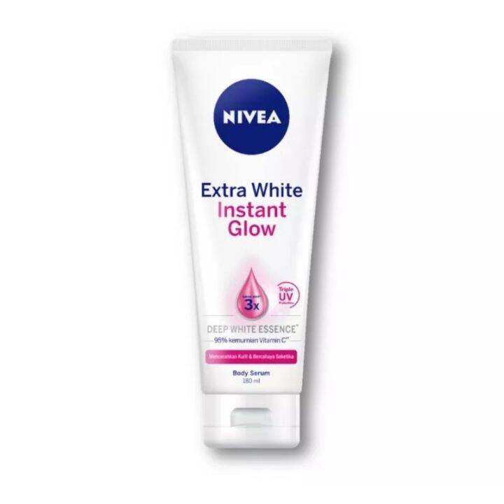 Nivea Extra White Instant Glow Body Serum 180ml Lazada Indonesia