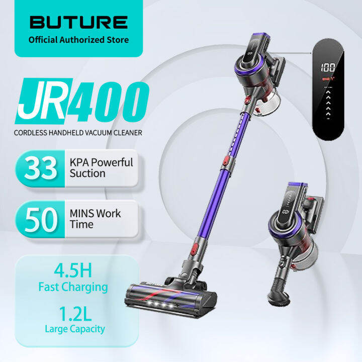 BUTURE JR400 เครื่องดูดฝุ่นไร้สาย 33000Pa / 400W 55 นาทีมือถือเครื่อง ...