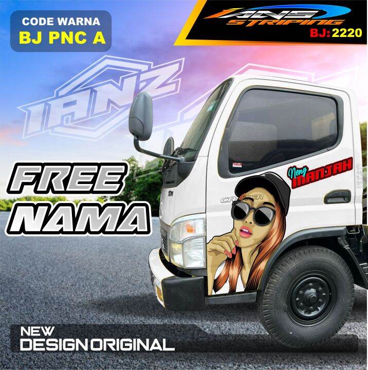 DECAL STICKER PINTU TRUK FUSO RAGASA / DECAL PINTU DUMTRUK / STIKER ...