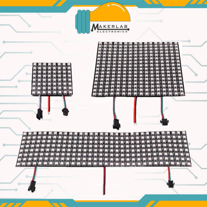 WS2812 WS2812B 5050 Programmable LED Matrix Panel 8x8 8x32 16x16 - 256 ...
