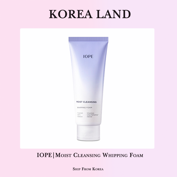 IOPE | Moist Cleansing Whipping Foam (180ml) | Lazada