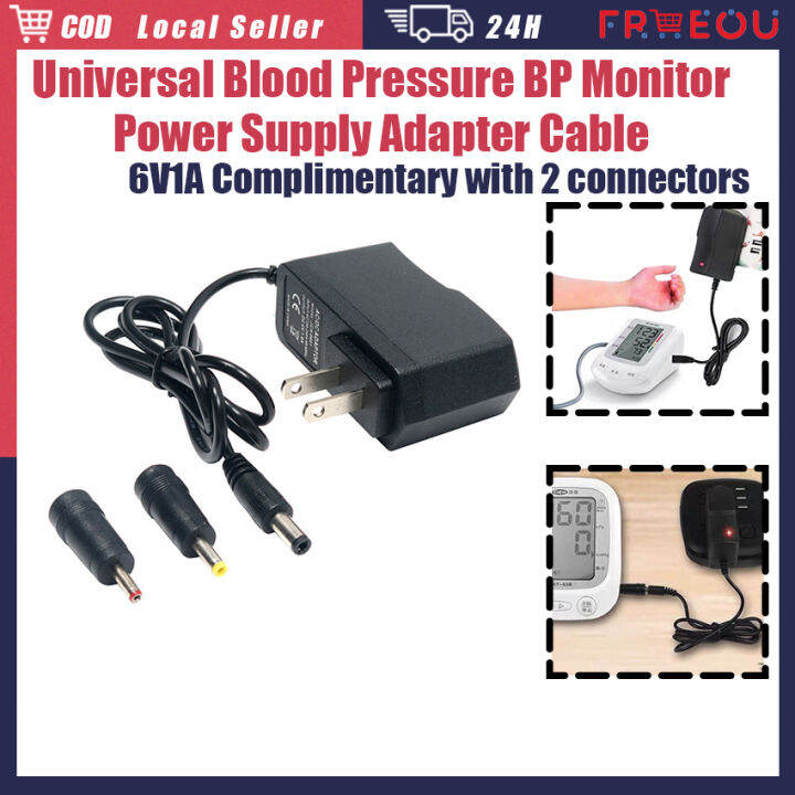 Universal 6V 1A AC100-240V Blood Pressure Monitor Charger Power Adapter ...