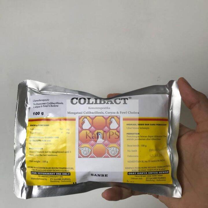 [KAHF PS] Colibact 100 gram Mengatasi colibacillosis, coryza dan fowl ...