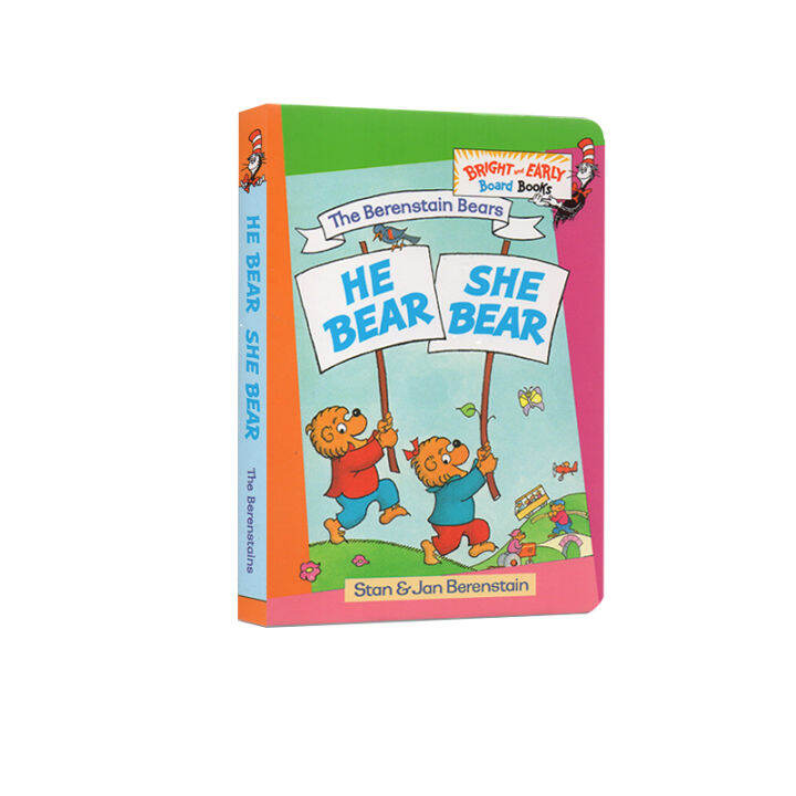 Original English Berenstain Bears he bear she bear paperboard book | Lazada