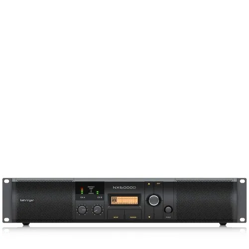 Behringer NX6000D Ultra-Lightweight 6000-Watt Class-D Power Amplifier ...