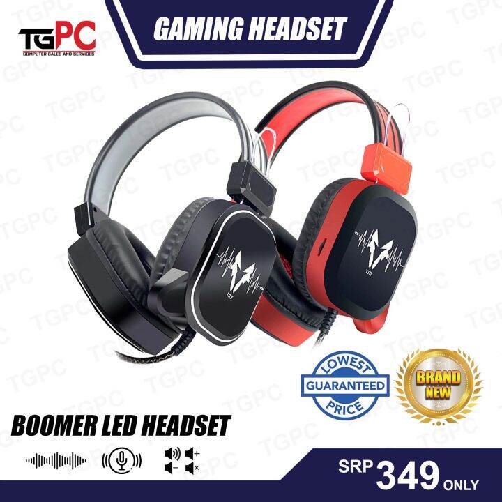 Boomer Led Gaming Headset Head set / Headphone | Lazada PH