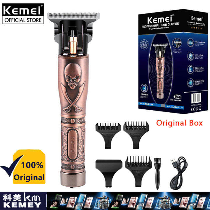 KEMEI KM-9370 Wireless Hair Clipper Rechargable Powerful Hair Style ...
