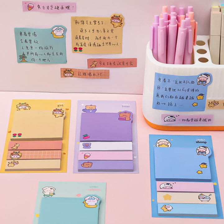 【Pharaoh🎀COD】Kartun Kreatif Post-It Note Lucu Ins Mark Message Post-It ...