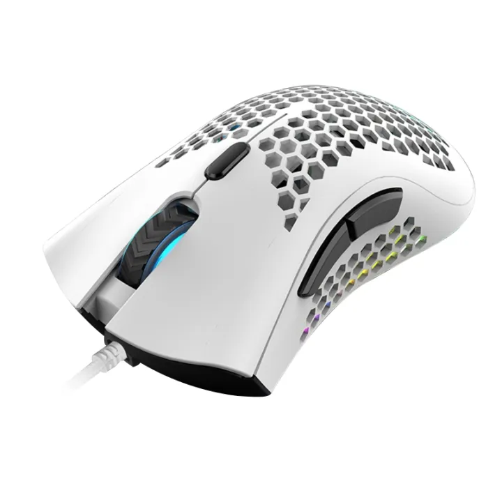 7200DPI 6 Key Light Weight Hollowed Shell RGB Gaming Mouse E-sports ...