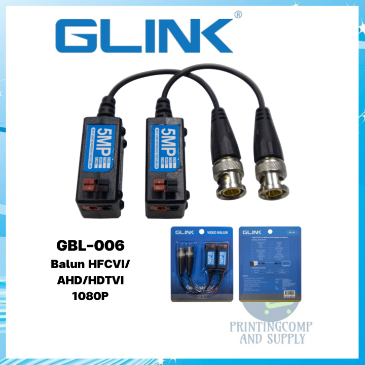 บาลัน Glink GBL-006 BALUN AHD/CVI/TVI 600M รองรับ 5MP | Lazada.co.th