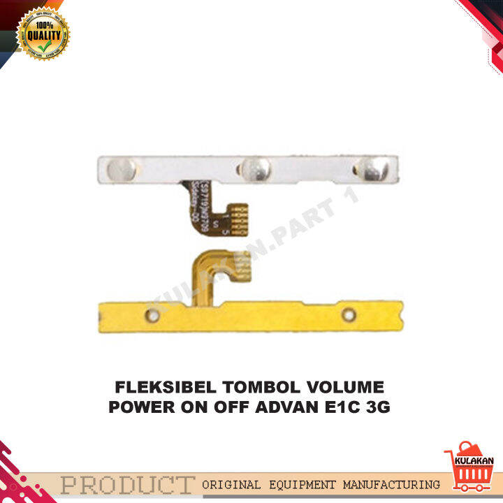 FLEKSIBEL FLEXIBLE TOMBOL ON OFF VOLUME POWER ADVAN E1C 3G | Lazada Indonesia