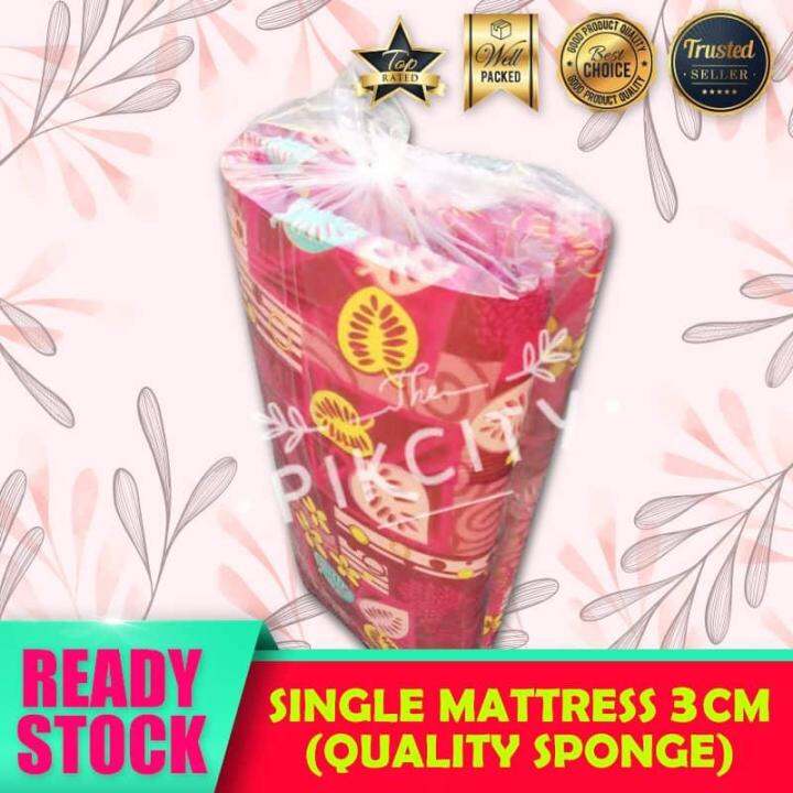 Single Mattress 3cm (sponge) / Tilam Bujang Nipis 3cm (span) [READY ...