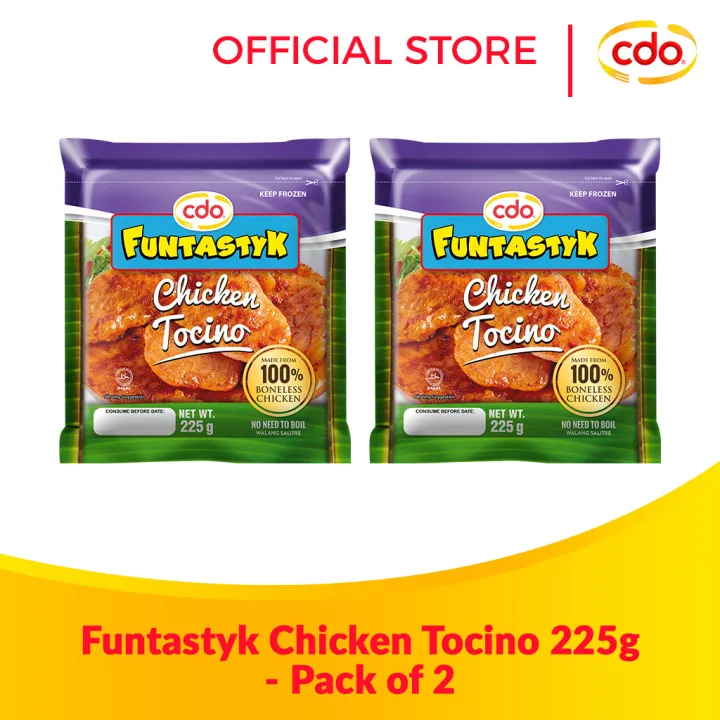 CDO FUNTASTYK Chicken Tocino 225g - Pack of 2 | Lazada PH