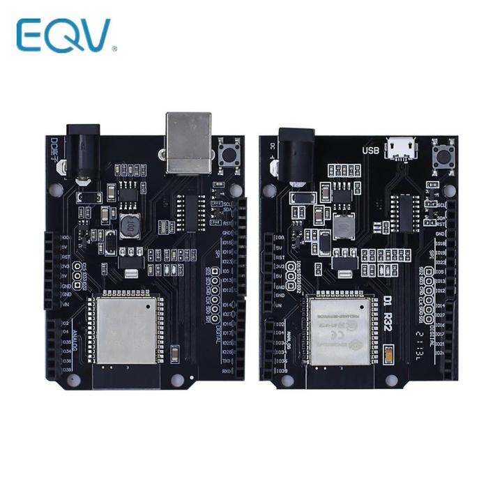ESP32 D1สำหรับ Wemos Mini สำหรับ Arduino UNO R3 D1 R32 WIFI บลูทูธไร้สายบอร์ดพัฒนา CH340หน่วย ...