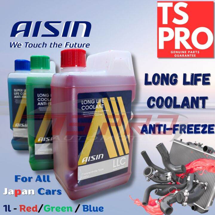 Aisin Long Life Coolant / Anti-Freeze 1L - For All Japan Car | Lazada
