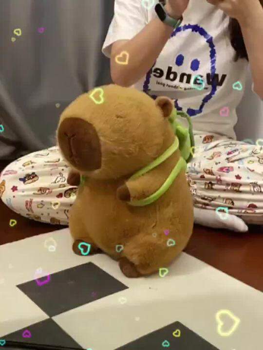 Capibara ของเล่นตุ๊กตา Capibara ตุ๊กตาน่าเกลียดน่ารัก Capibara จี้ ...