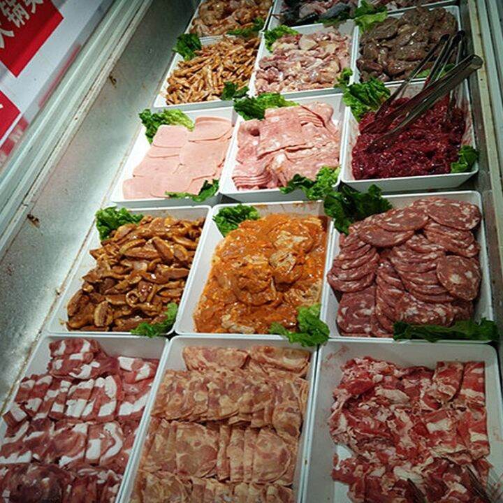 [COD] tray braised vegetables cooked food cold dishes plate commercial ...