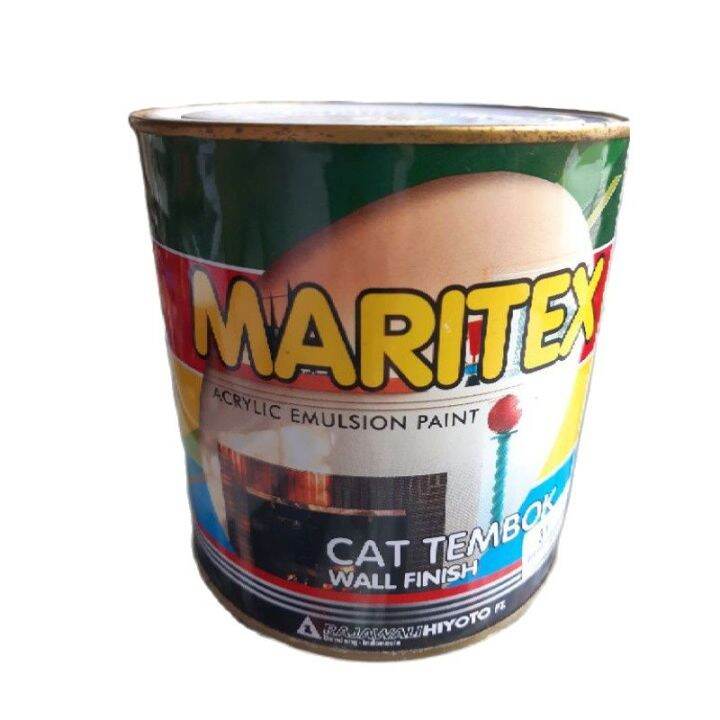 cat tembok 1kg maritex cat dinding interior dan exterior | Lazada Indonesia