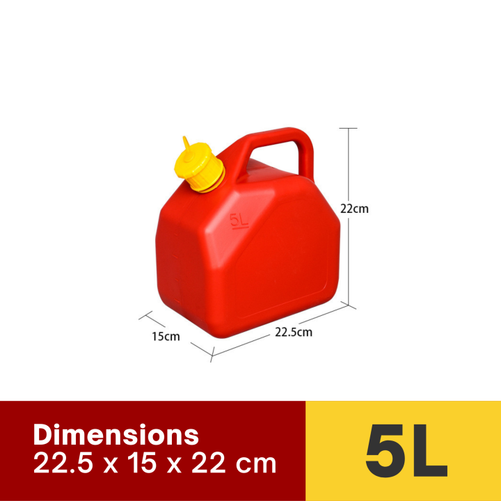 Petrol Storage Tank 5L/ 10L/ 20L Oil Tank Petrol Tank Motorcycle Car Jerry Can Petrol Tong ...