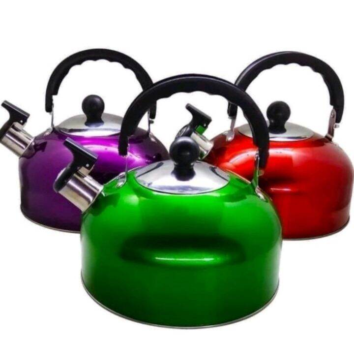Teko Warna Pemanas Air/Teko bunyi suara siul | Lazada Indonesia