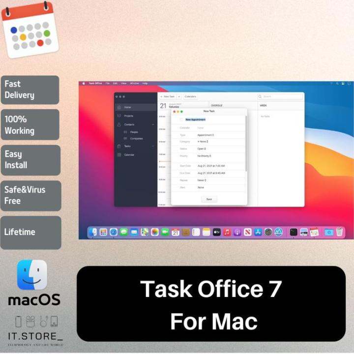 【MAC】Task Office 7 Lifetime for Intel and M1 Chip Apple Silicone MacOs ...