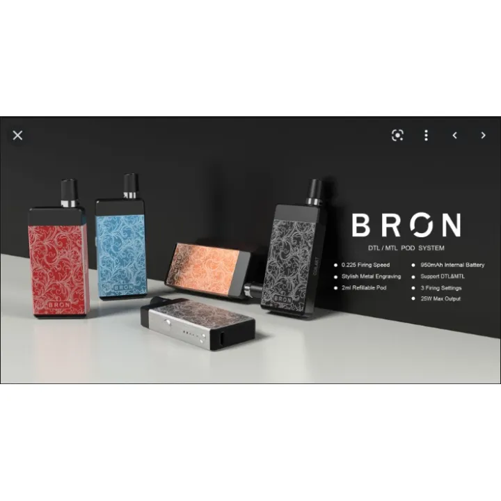 【XjJ1L9FC】PINAKAMURANG CoilART Bron Vape Pod Kit 950mAh (KIT PACKAGE ...