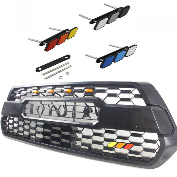 Grille Grill Emblem Badge Decal For Toyota Tacoma TRD Fortuner 4Runner ...