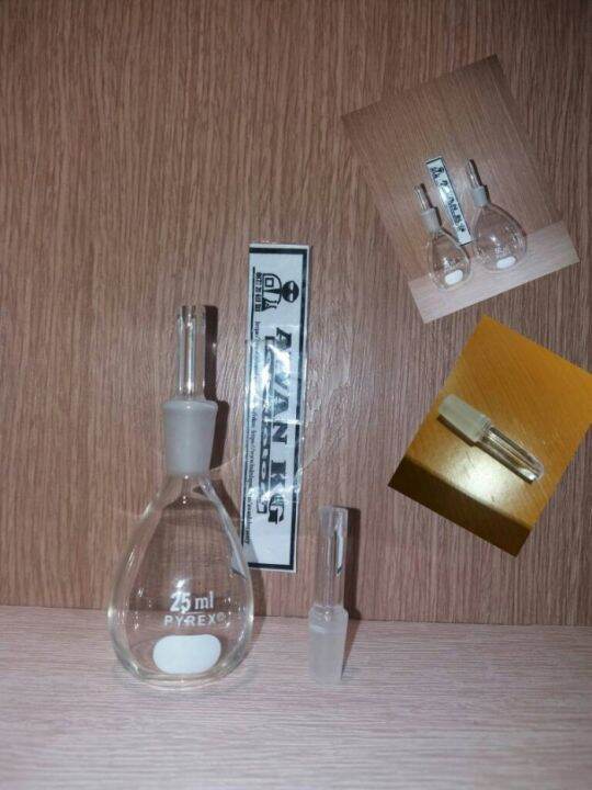 picnometer 25ml pyrex piknometer viknometer vicnometer | Lazada Indonesia